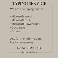 typing service Price & Promotion-Ogo 2025 | BigGo Malaysia