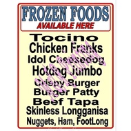 frozen food signage Price & Voucher Jan 2026 | BigGo Philippines
