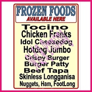 frozen food signage Price & Voucher Jan 2026 | BigGo Philippines