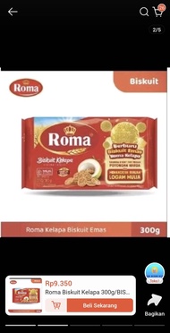 Harga Biskuit Roma Kelapa 300GRAM Terbaru Jun 2026 | BigGo Indonesia