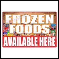 frozen food signage Price & Voucher Jun 2026 | BigGo Philippines