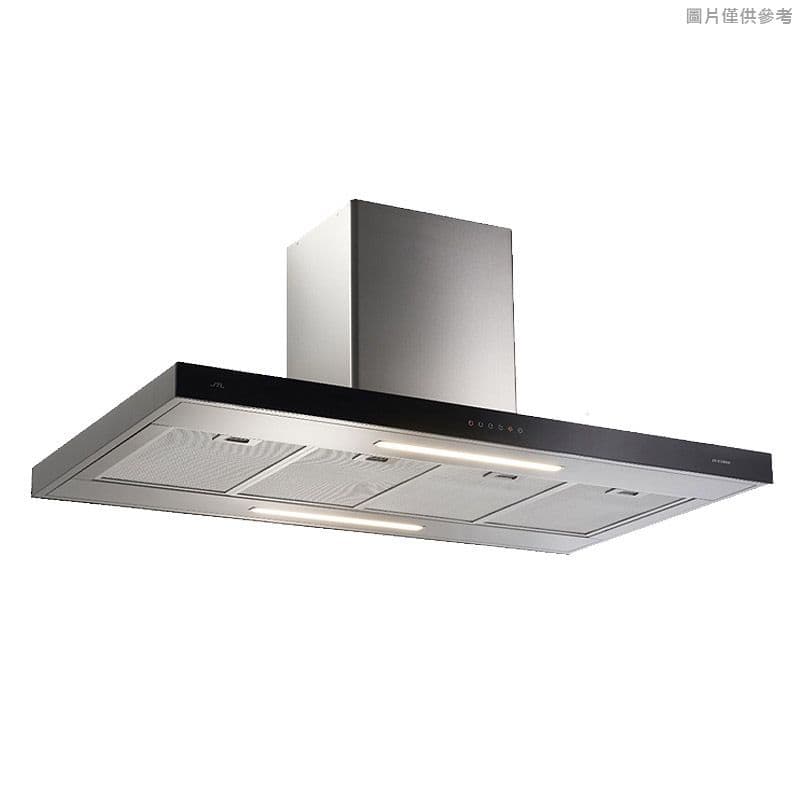 喜特麗 JT-1126LI 90公分中島型排油煙機 黑色玻璃前飾板與不鏽鋼髮絲紋 規格價格總覽