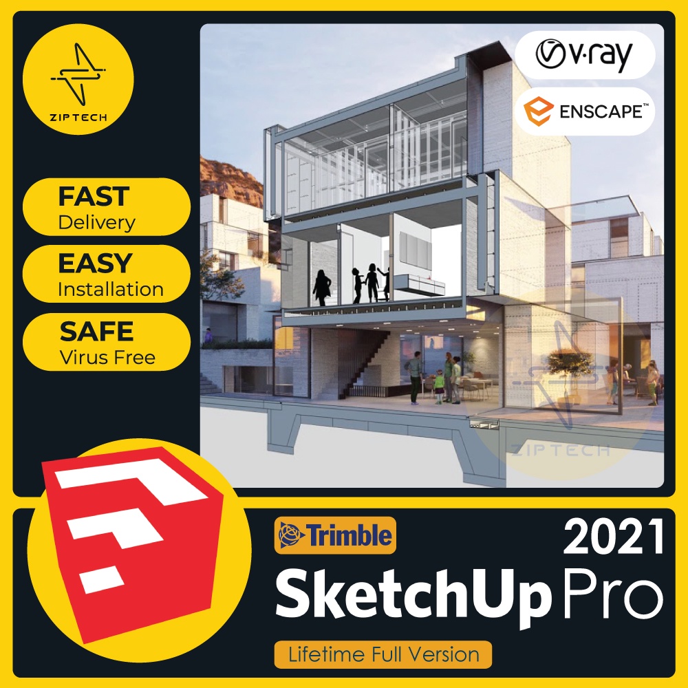 Sketchup PRO 2021 Vray 5 Enscape Price & Promotion-Aug 2024|BigGo Malaysia