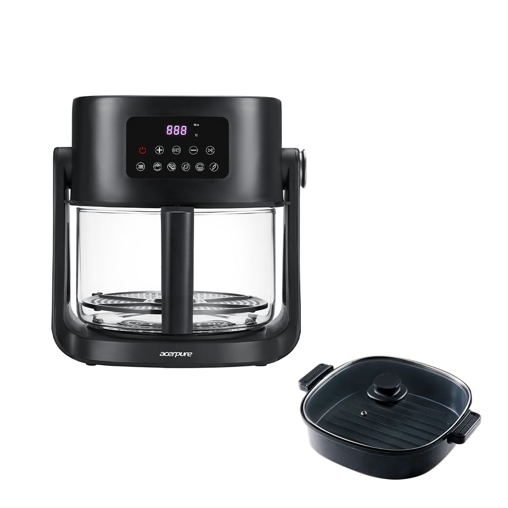 AcerPure Chef 一翻炸 二合一翻轉空氣炸鍋 KF743-70B 5.5L 黑色 規格價格總覽