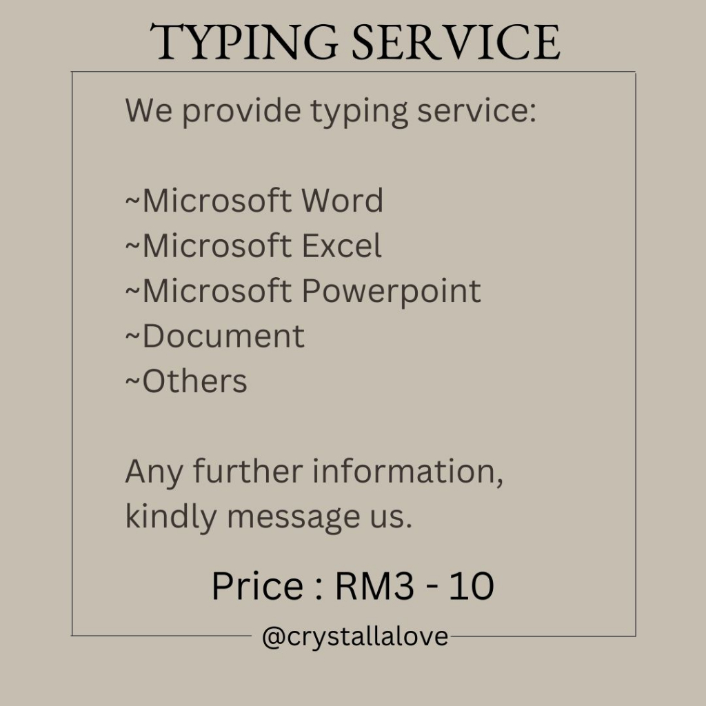Typing Price & Promotion-Jul 2024|BigGo Malaysia