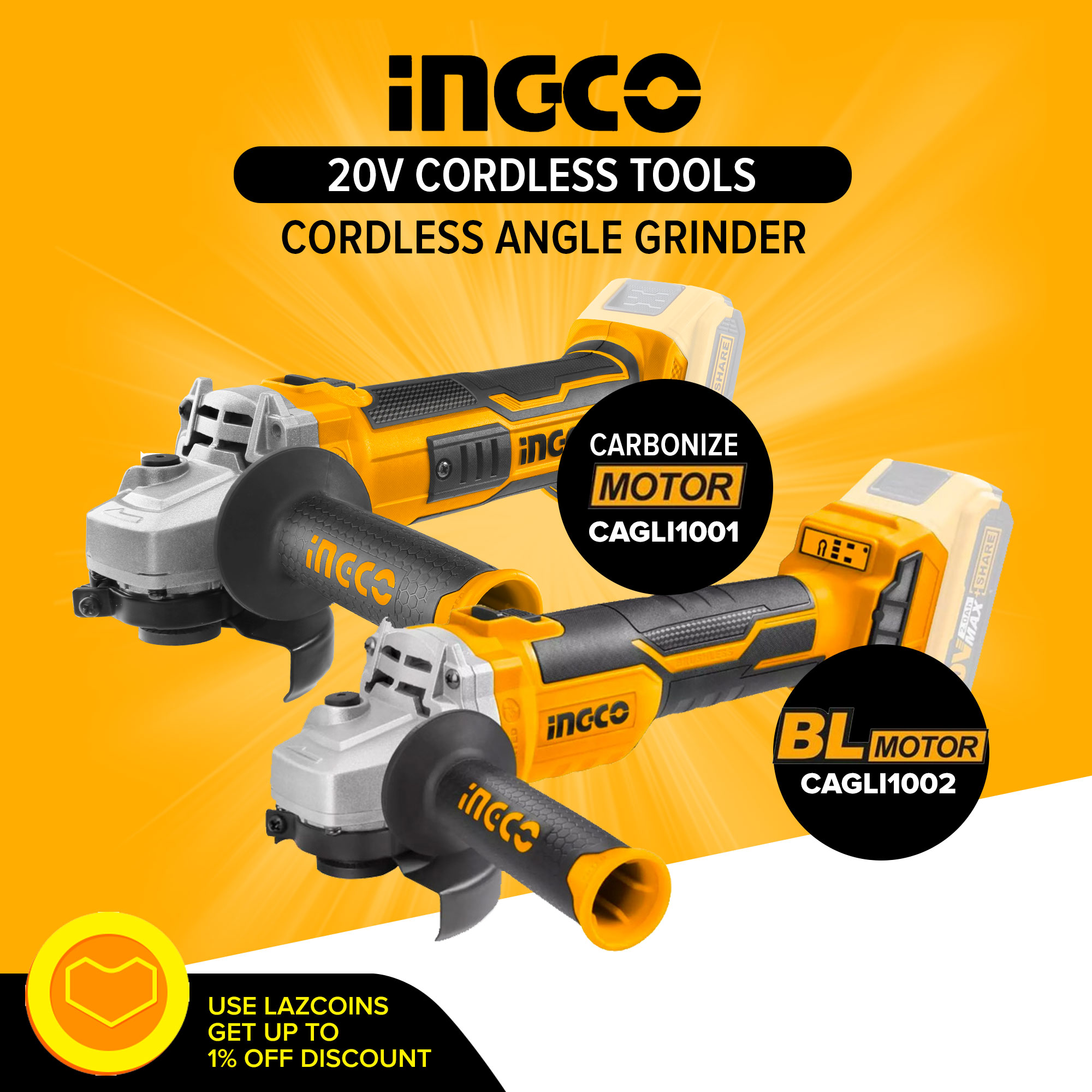 Ingco Cordless Angle Grinder | atelier-yuwa.ciao.jp