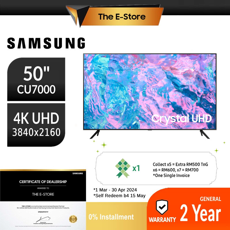 Ua50cu7000kxxm Price & Promotion-Mar 2024|BigGo Malaysia