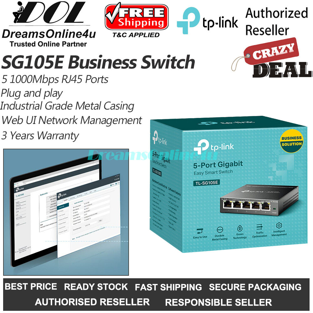 TL-SG105E Price & Promotion-Sep 2023|BigGo Malaysia