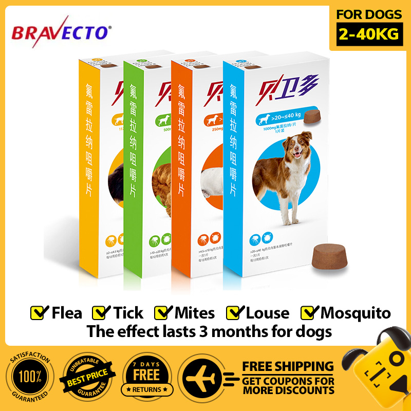 Bravecto FOR DOG 5KG Price & Voucher May 2024|BigGo Philippines